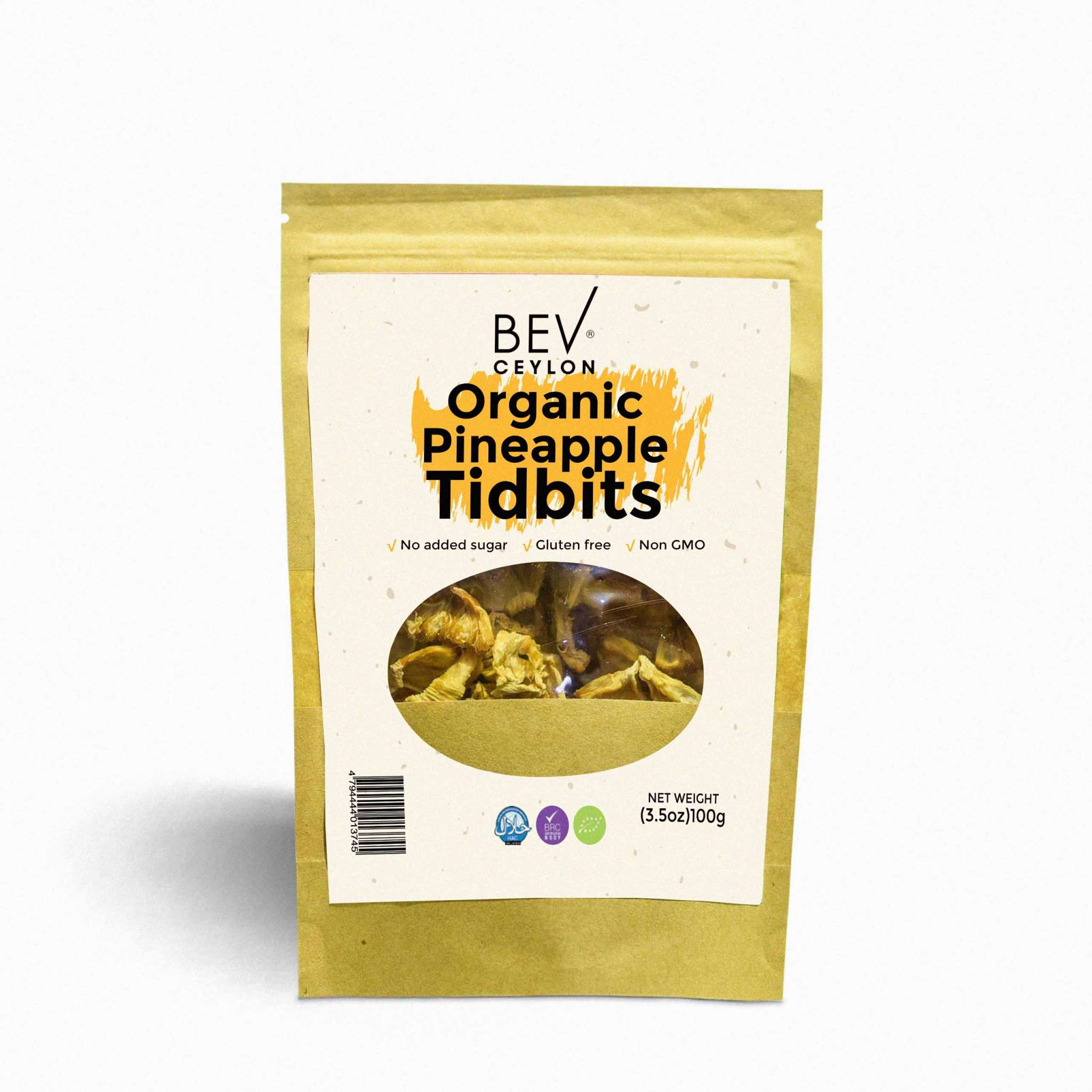 Organic Pineapple Titbits - BEV CEYLON