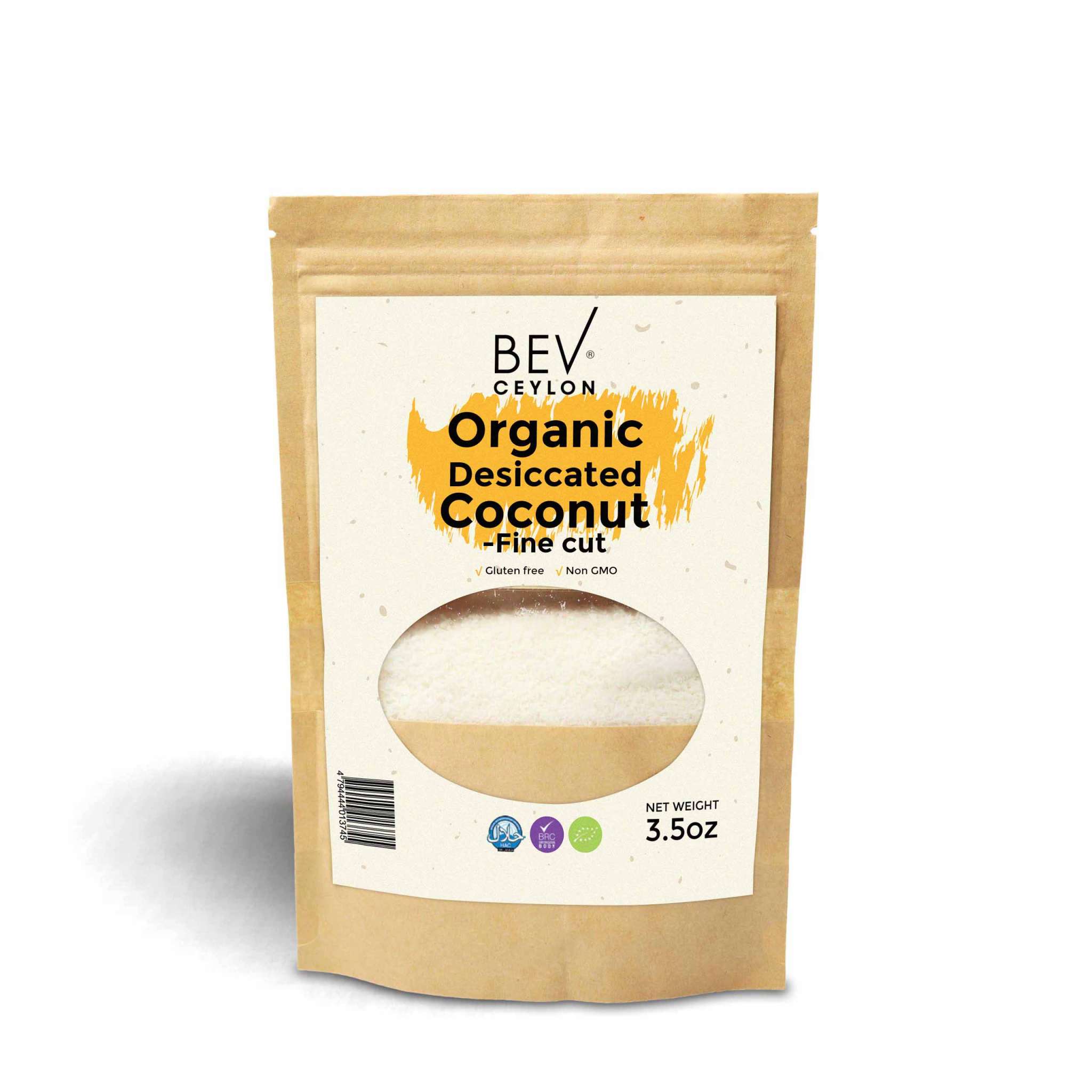 Organic Desiccated Coconut Fine Cut - BEV CEYLON